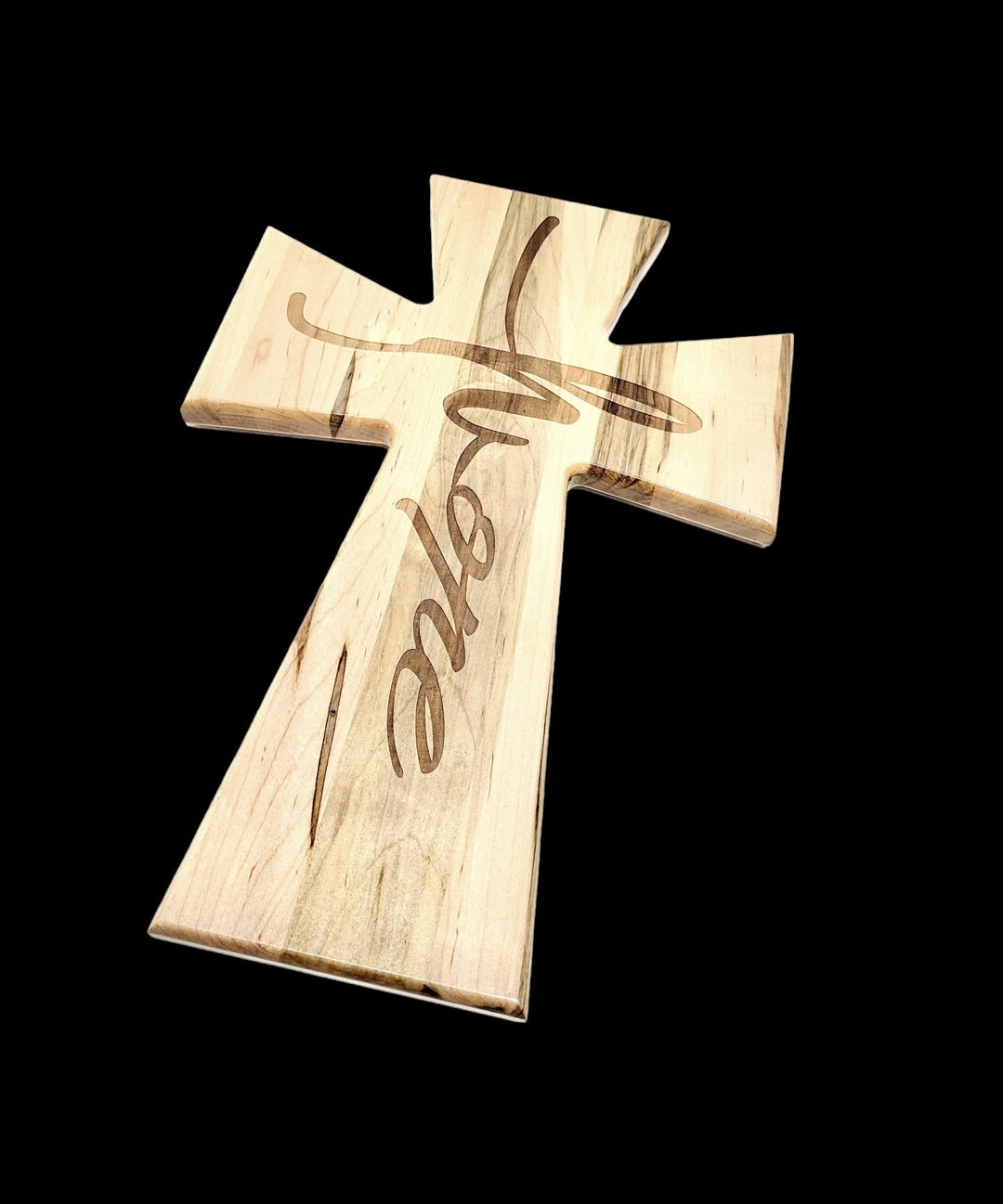 Handmade Wood Hope Cross, Memorial Cross, Handmade Wood Memory Cross ...