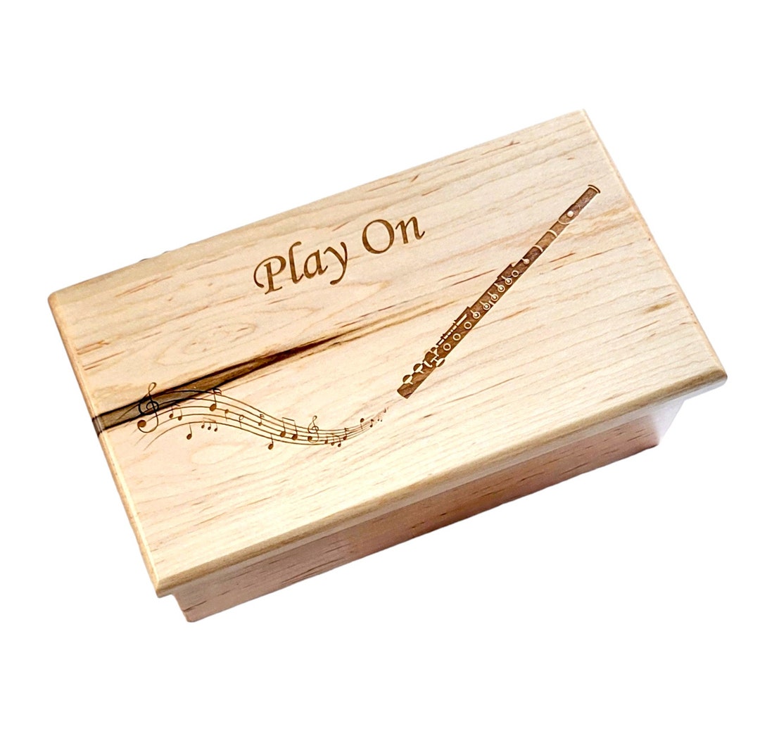 Music Box Choose Your Song Add Text Personalized Custom Flute Music ...