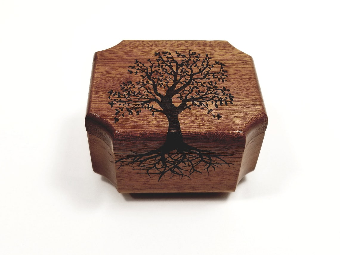 Personalized Tree of Life Music Box Choose Your Song, Hand Made Small ...