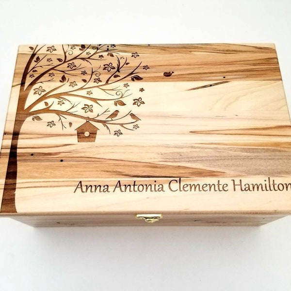 Wood Burned Box - Etsy