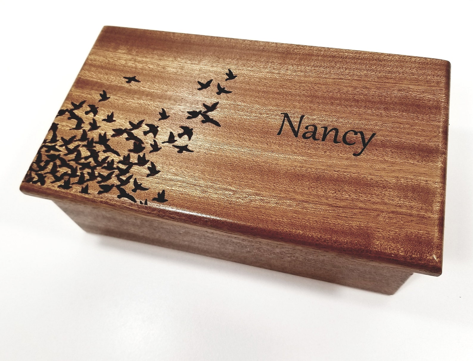 Personalized Music Box Choose Your Song, Custom Wood Music Jewelry Box ...