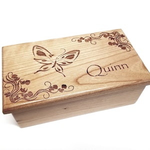 Personalized Butterfly Music Box Choose Your Song,gift for Her ...