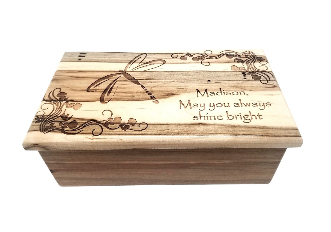 Music Box Dragonfly Choose Your Song,gift for Her,dragonfly Gift,laser ...