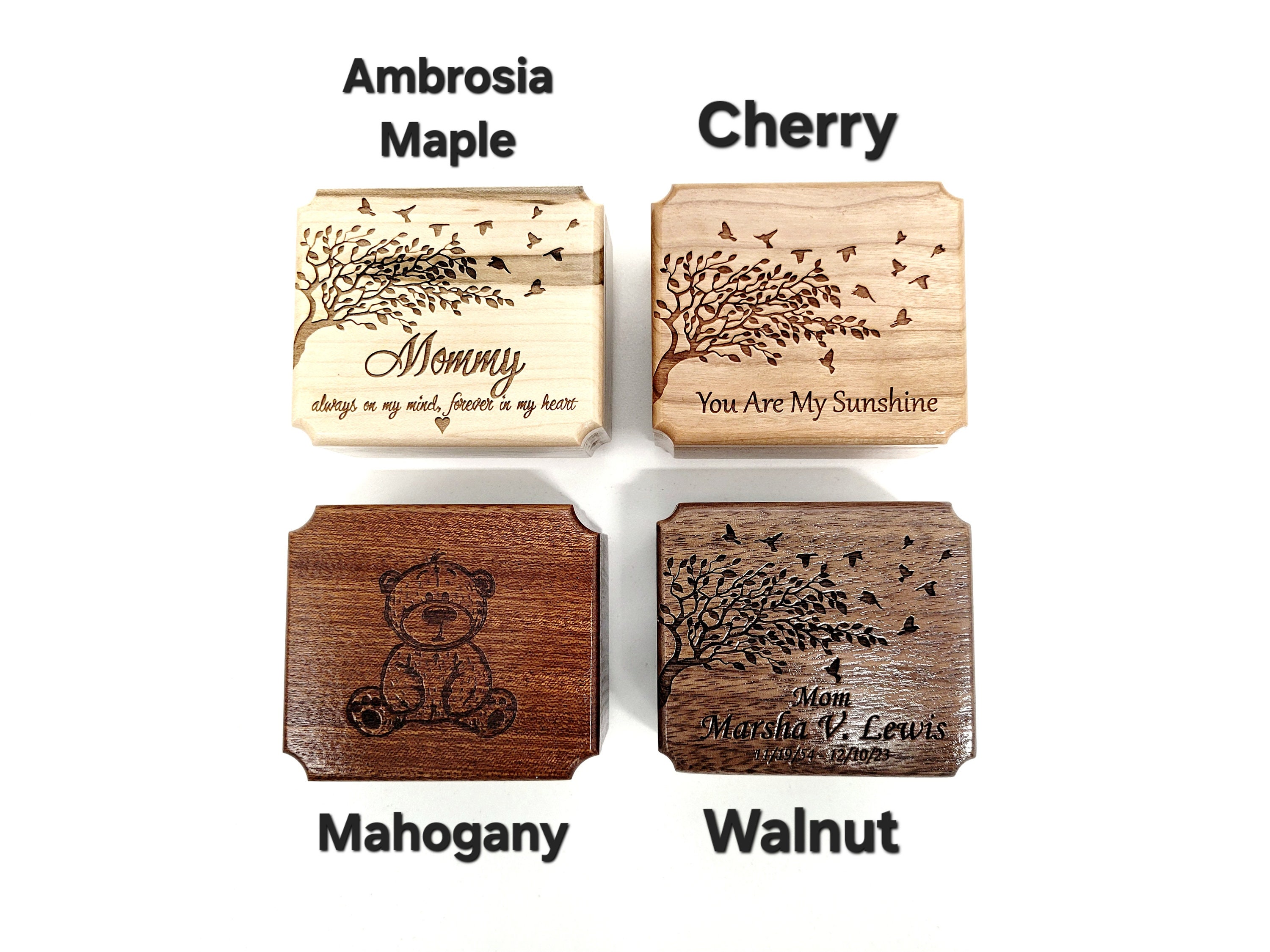 Personalized Tree of Life Music Box Choose Your Song Add Name, Hand ...
