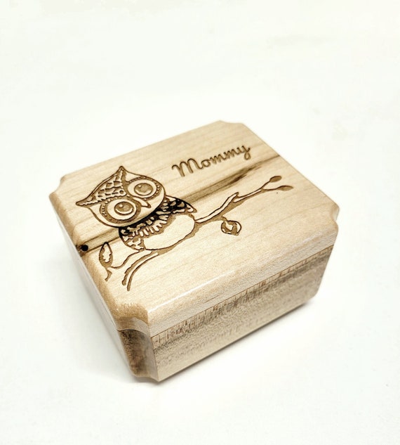 Personalized Cute Owl Music Box Choose Your Song Hand Made - Etsy