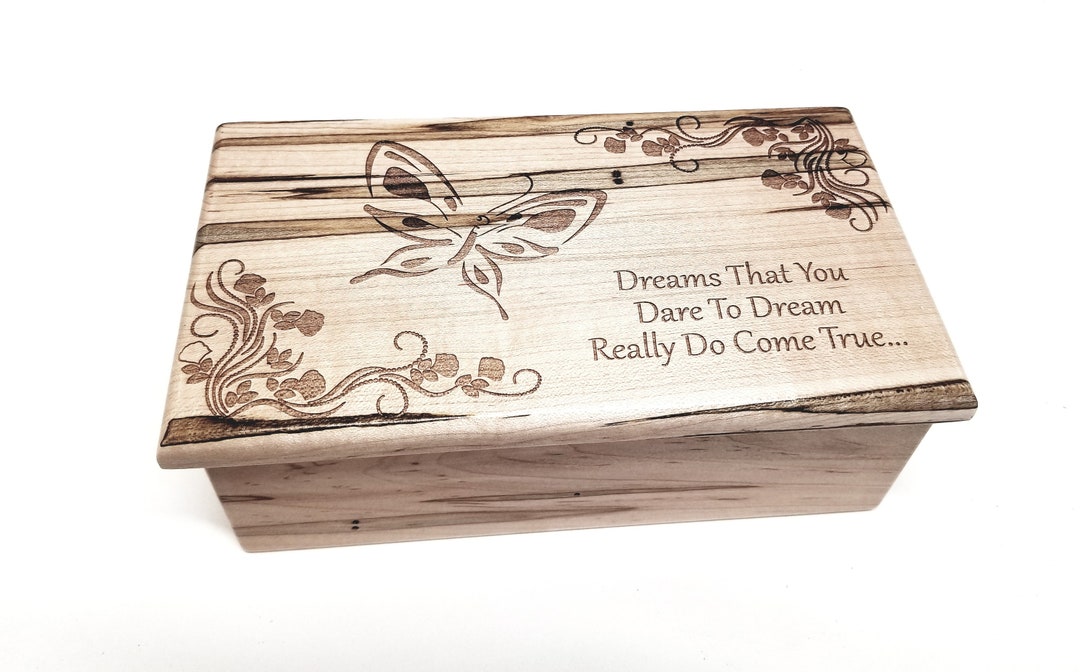 Personalized Butterfly Music Box Choose Your Song,gift for Her ...