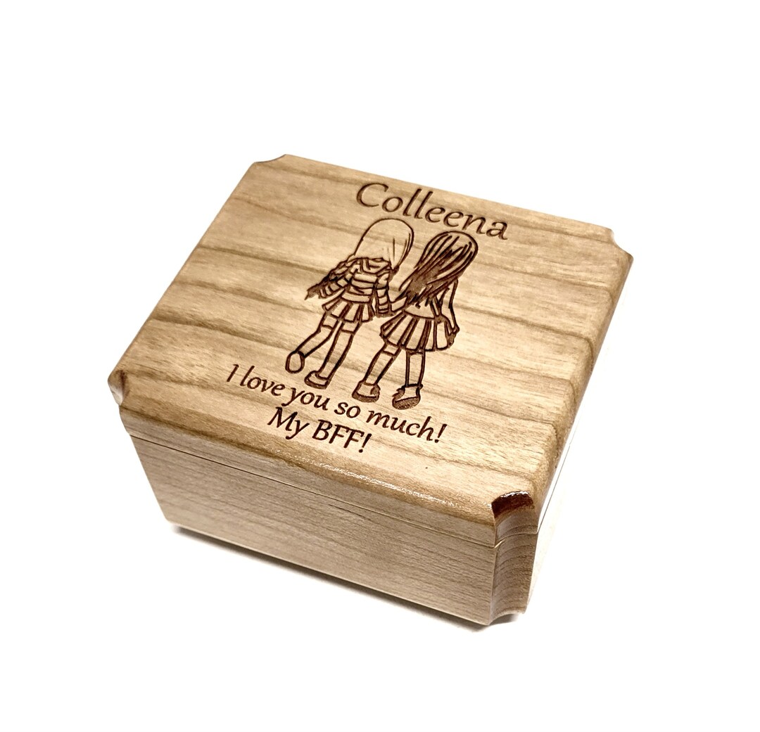 Personalized Best Friend Mini Music Box, Sister Music Box Choose Your ...