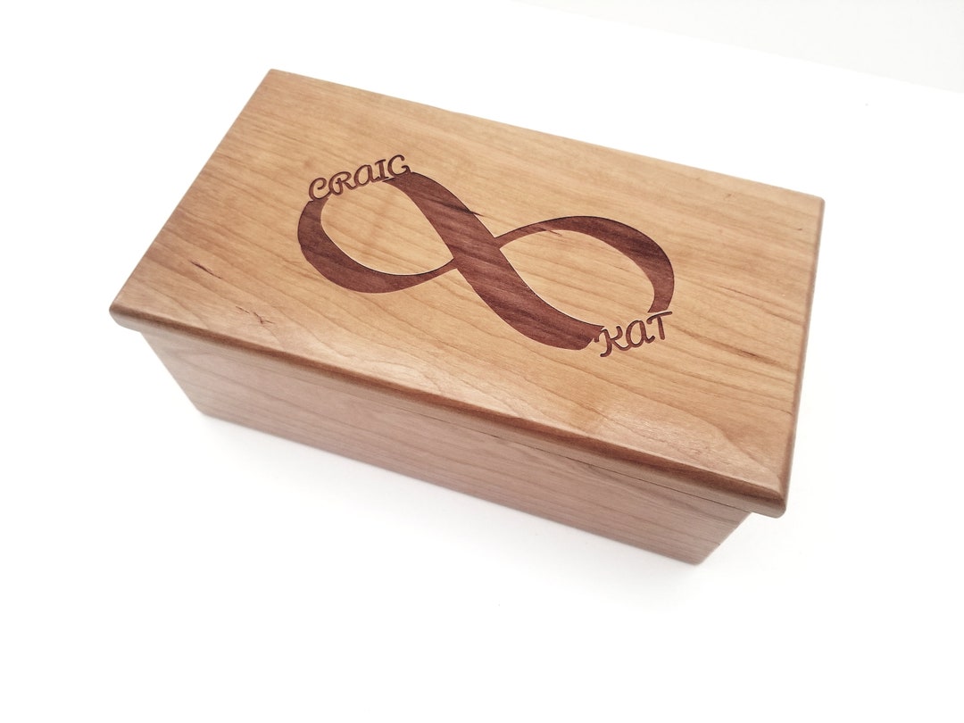 Personalized Infinity Music Box Choose Your Song, Laser Engraved Music ...
