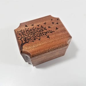 Personalized Tree With Birds Music Box Choose Your Song, Hand Made ...