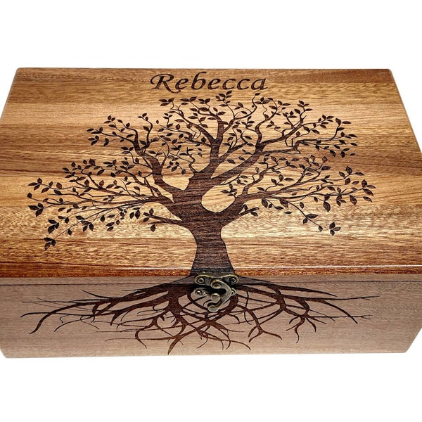 Tree of Life Wood Box - Etsy