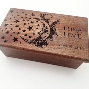 Personalized Electronic Moon and Stars Music Box ANY SONG, Custom ...
