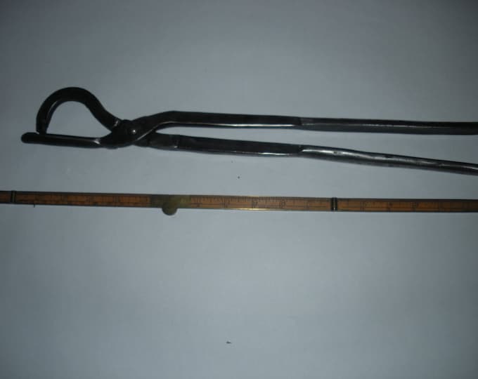 Blacksmith Tongs, Medium for 5/16" to 1/2" Stock, Bolt Tongs, V Bit ...