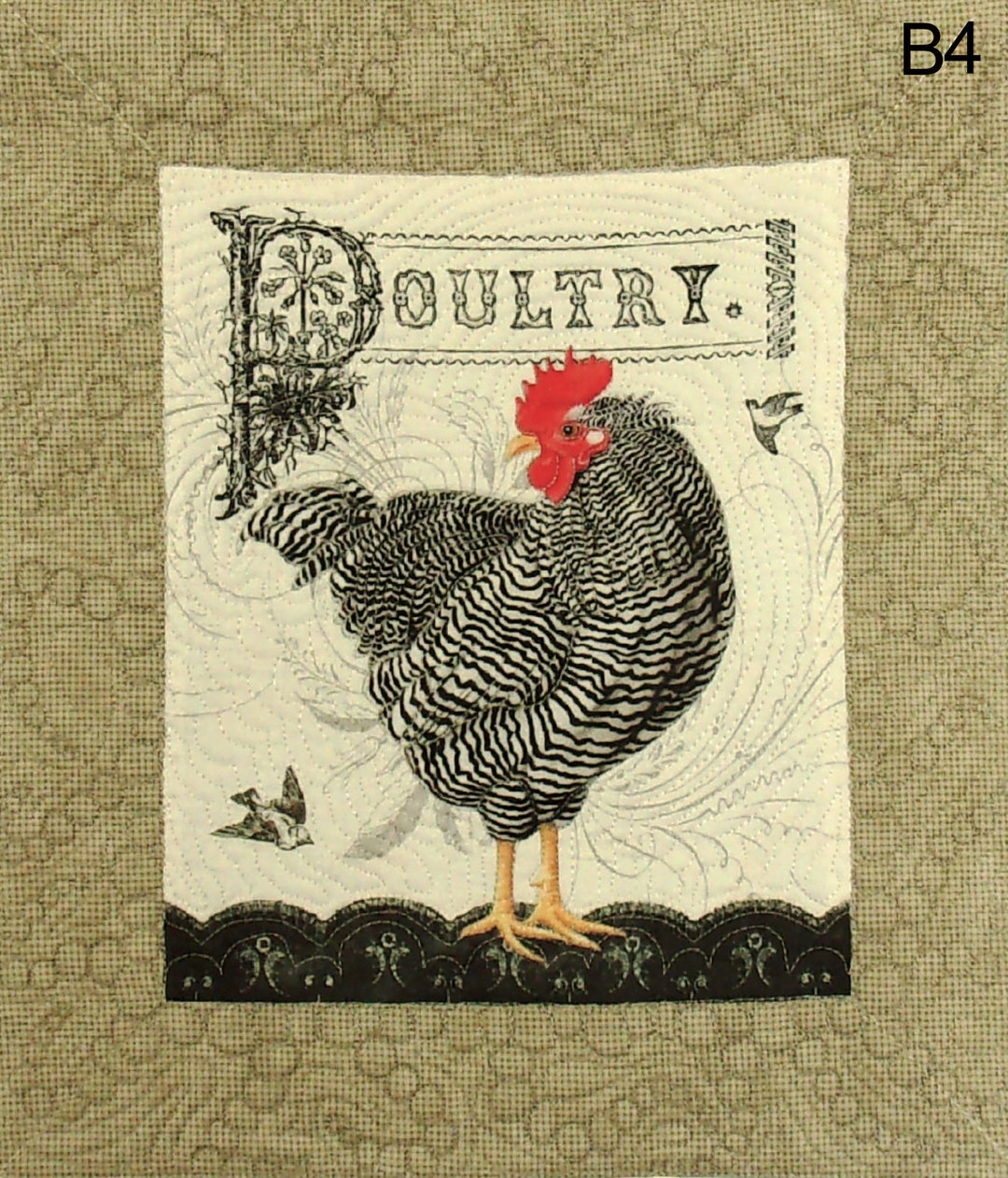 Handcrafted Country Wall Art, Wall Quilt, Wall Hanging, Table Cover ...