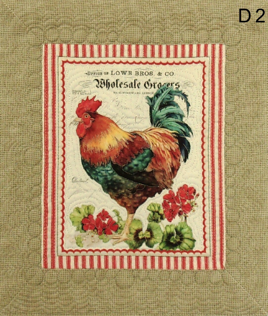Primative Country Wall Art, Wall Quilt, Wall Hanging, Table Cover ...