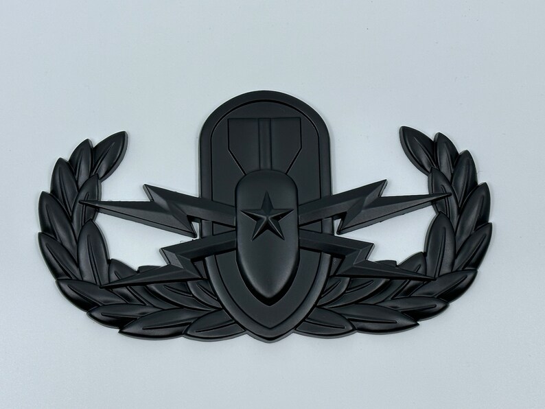 6 Inch Metal Senior EOD Badge - Etsy