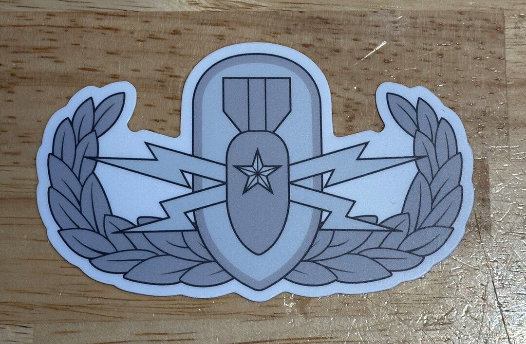 Senior EOD Badge Sticker - Etsy