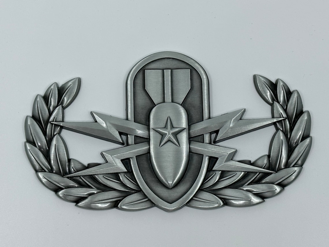 6 Inch Metal Senior EOD Badge - Etsy