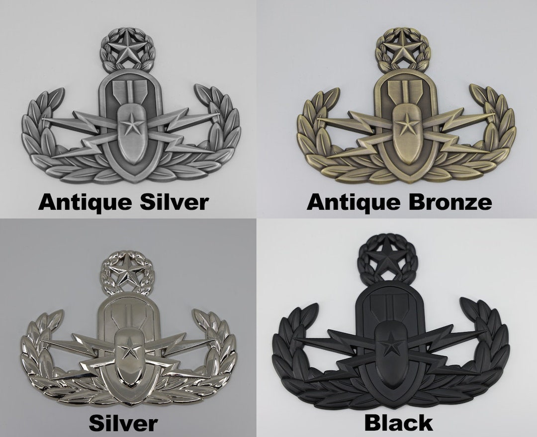 6 Inch Metal Master EOD Badge - Etsy