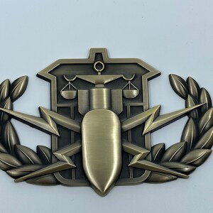 6 Inch Metal HDS Badge - Etsy