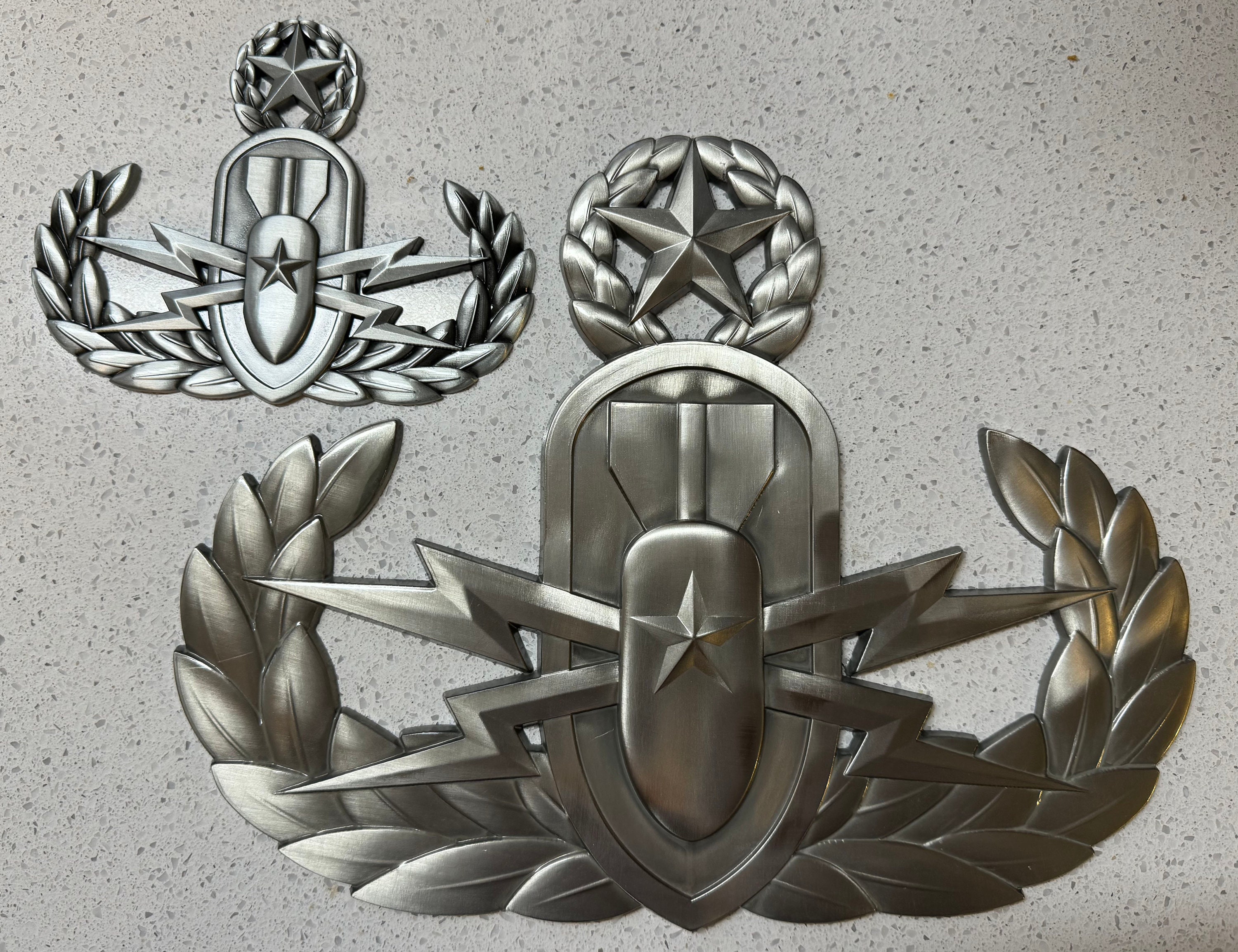 12 Inch 3 Pound Metal Master EOD Badge - Etsy