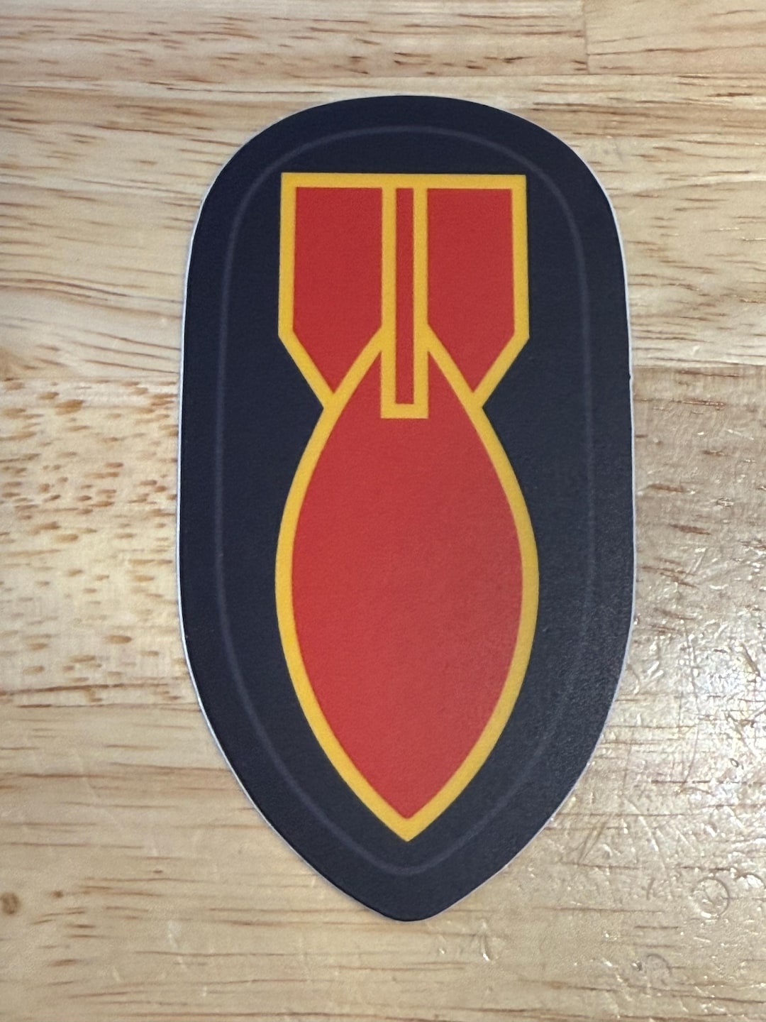 EOD WWII Bomb Patch - Sticker - Etsy