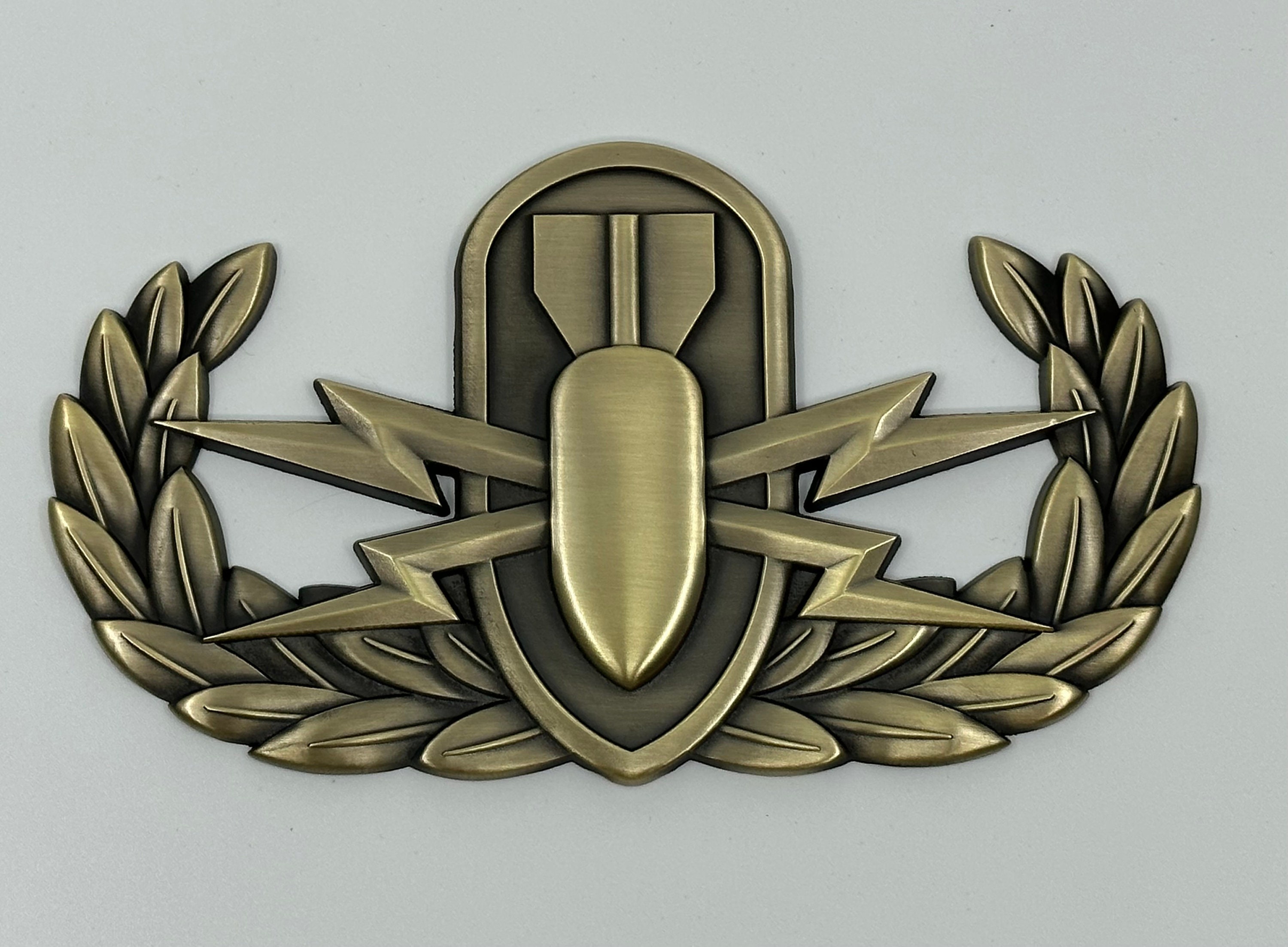 6 Inch Metal Basic EOD Badge - Etsy