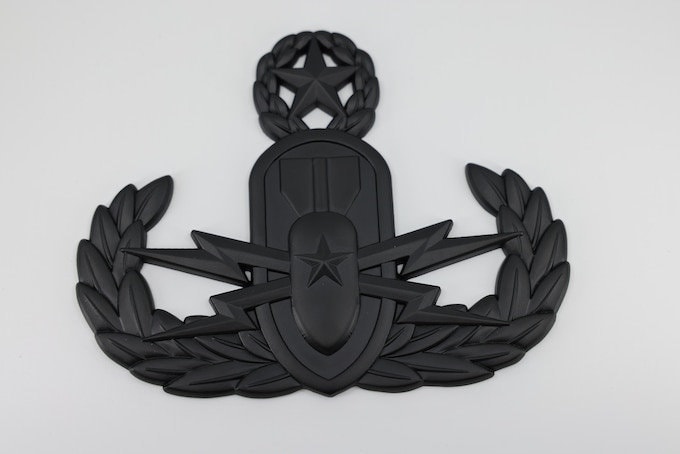 6 Inch Metal Master EOD Badge - Etsy