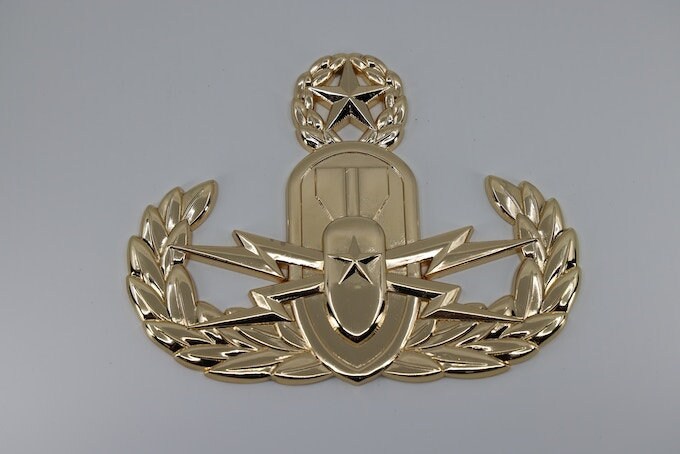 6 Inch Metal Master EOD Badge - Etsy