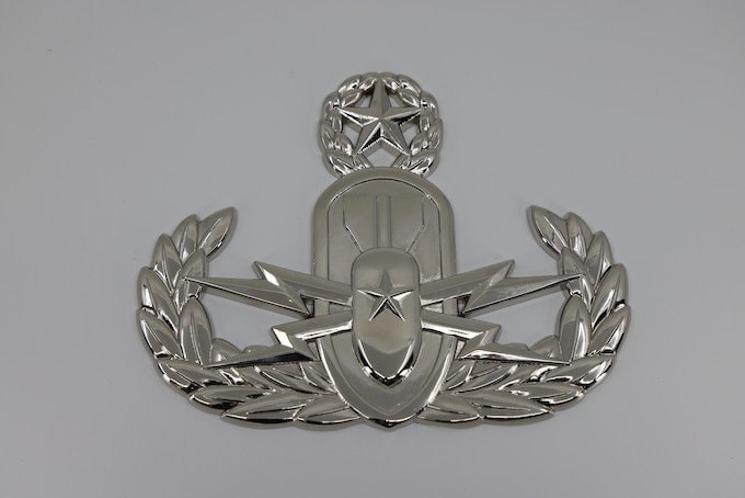 6 Inch Metal Master EOD Badge - Etsy