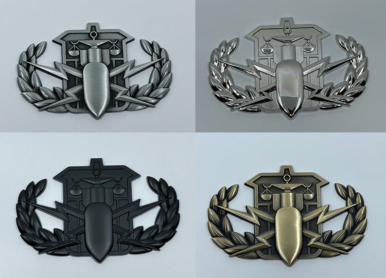 6 Inch Metal HDS Badge - Etsy