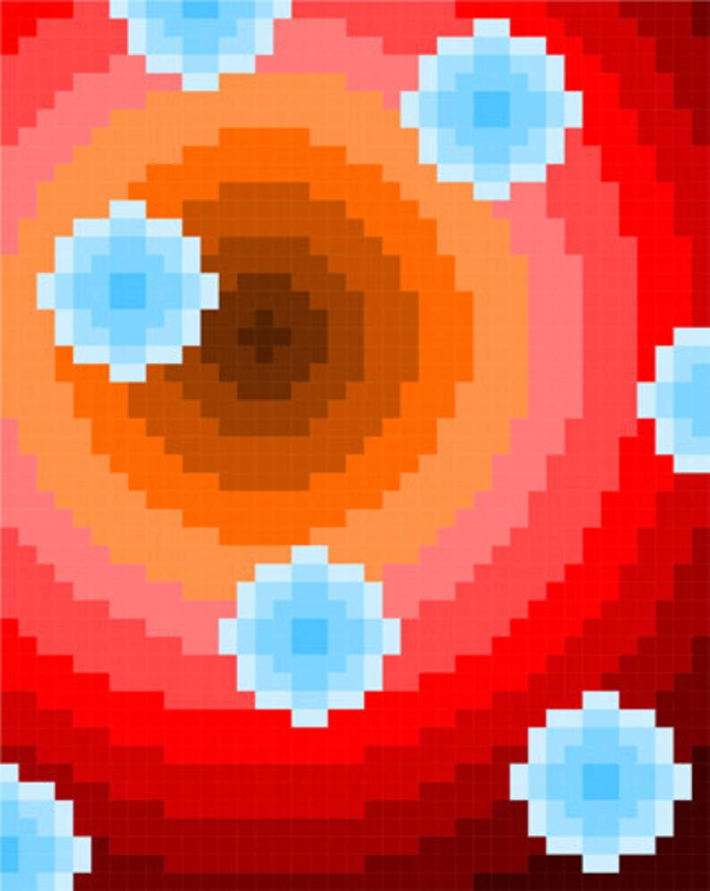 0174 off Center Circles Quilt Pattern - Etsy