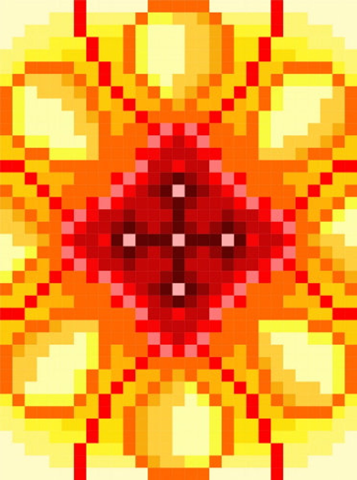 0051 Teardrop Flower Quilt Pattern - Etsy