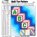 0172 Baby Blocks ABCD Quilt Pattern - Etsy
