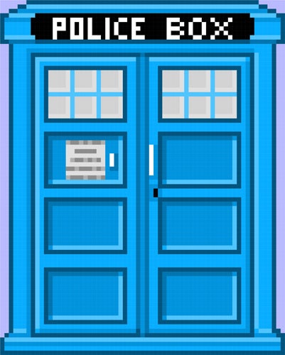 0066 British Police Box Quilt Pattern - Etsy