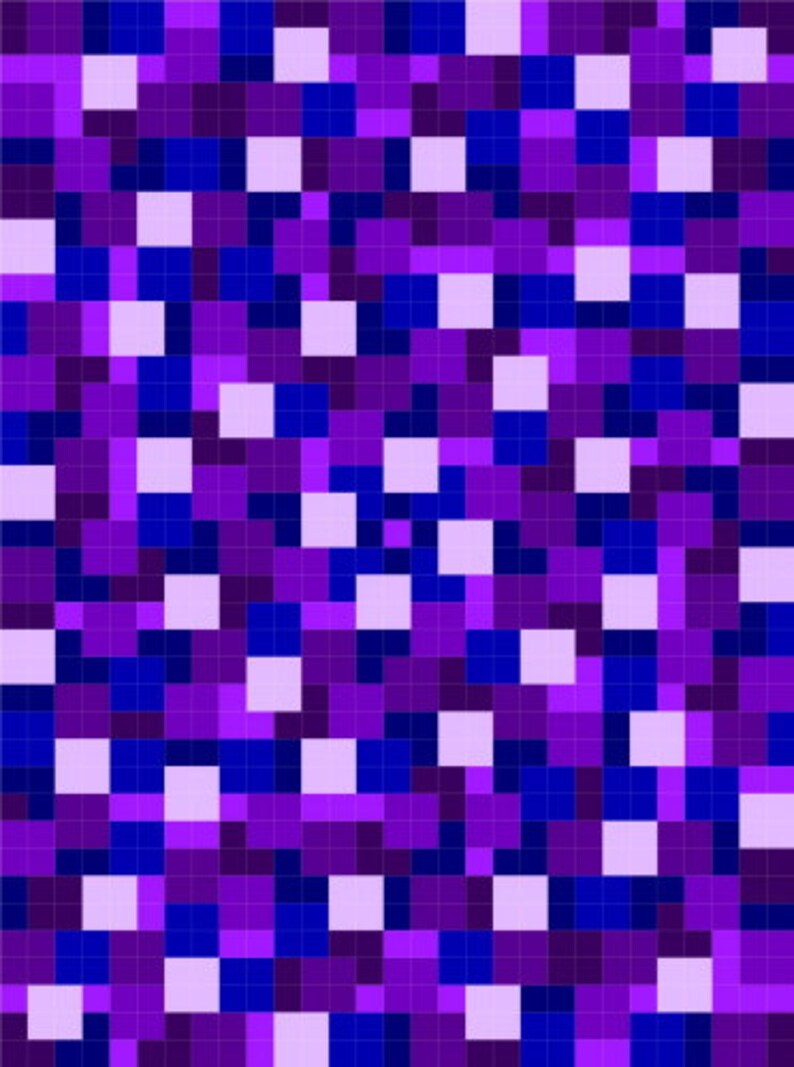 0009 Random Blocks Quilt Pattern - Etsy