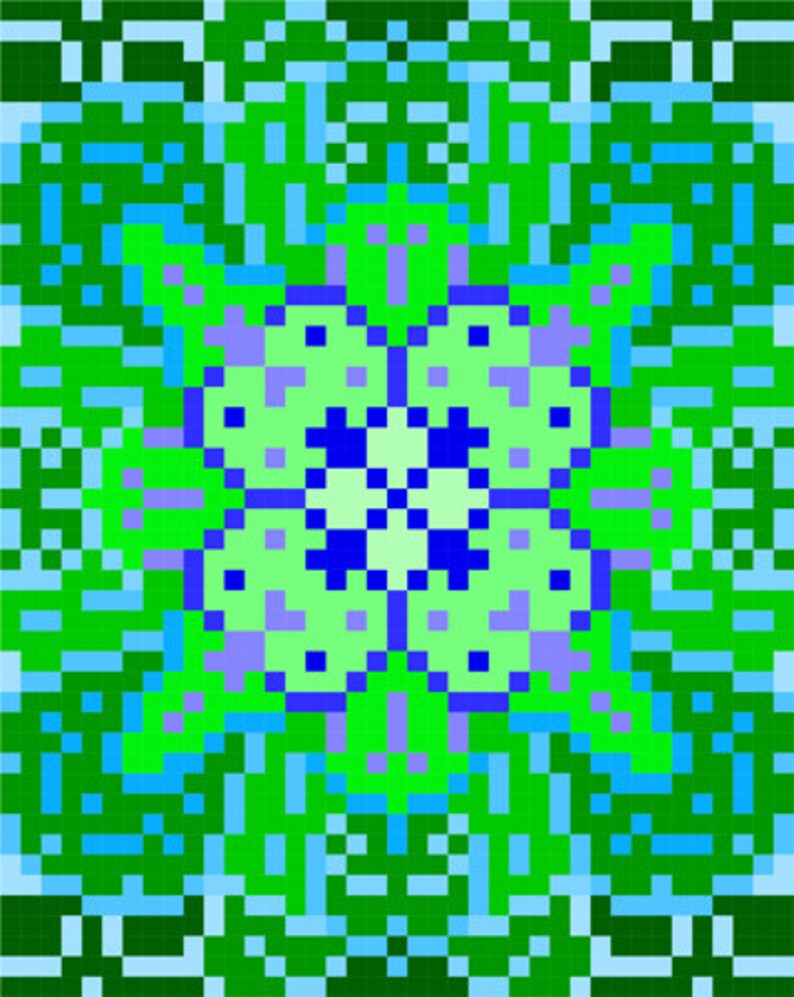 0069 Exploding Star Mandala Quilt Pattern - Etsy