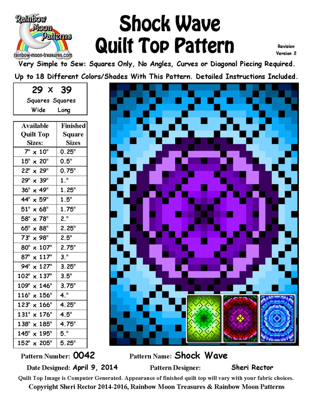 0042 Shock Wave Quilt Pattern - Etsy
