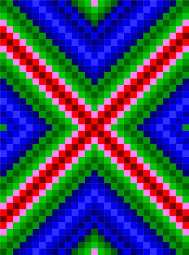 0034 3D Letter X Quilt Pattern - Etsy