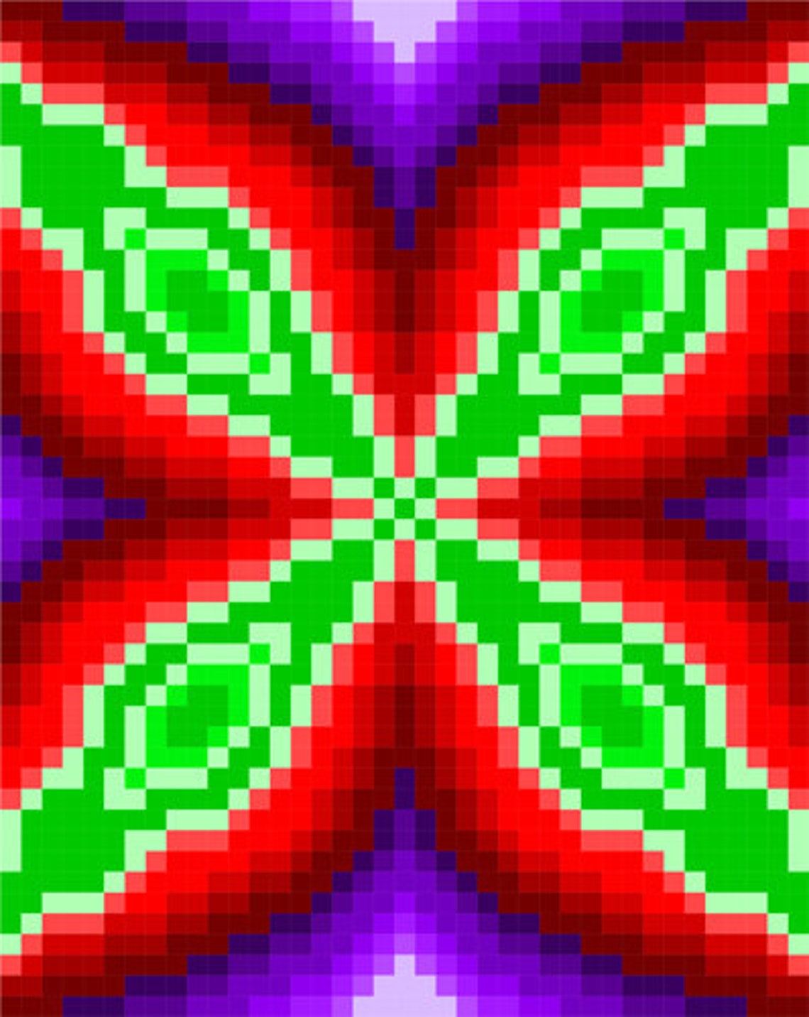 0065 Butterfly Quarters Quilt Pattern - Etsy Canada