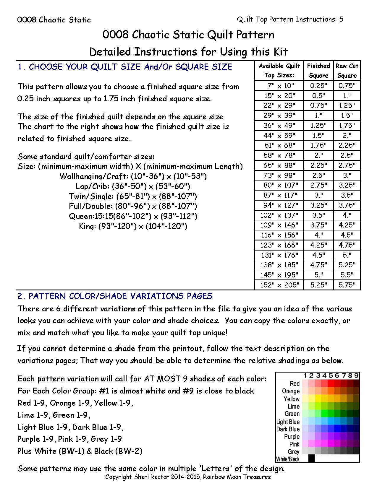 0008 Chaotic Static Quilt Pattern - Etsy