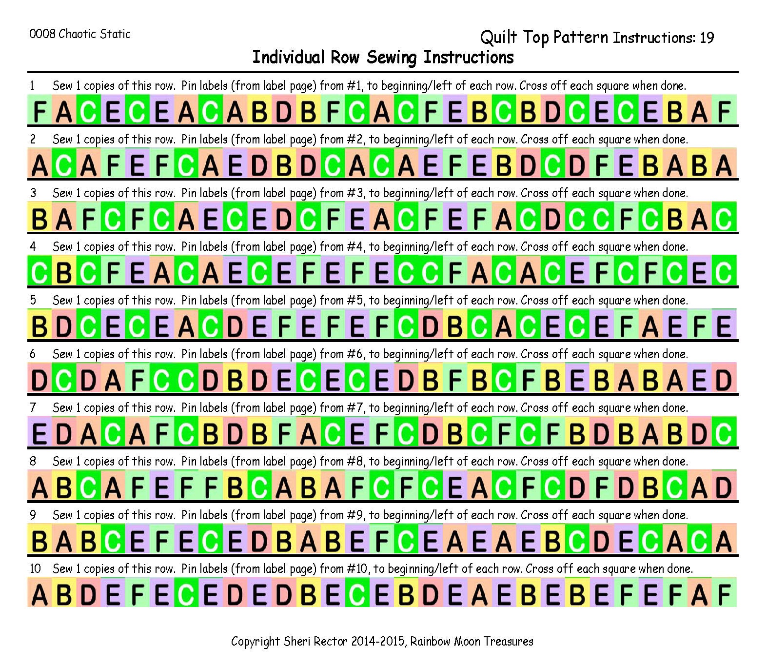 0008 Chaotic Static Quilt Pattern - Etsy