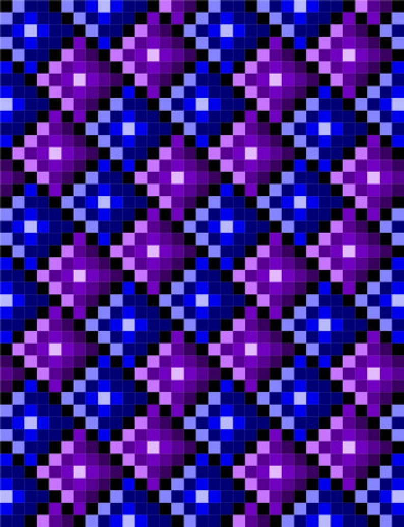 0003 3D Checkers Quilt Pattern - Etsy