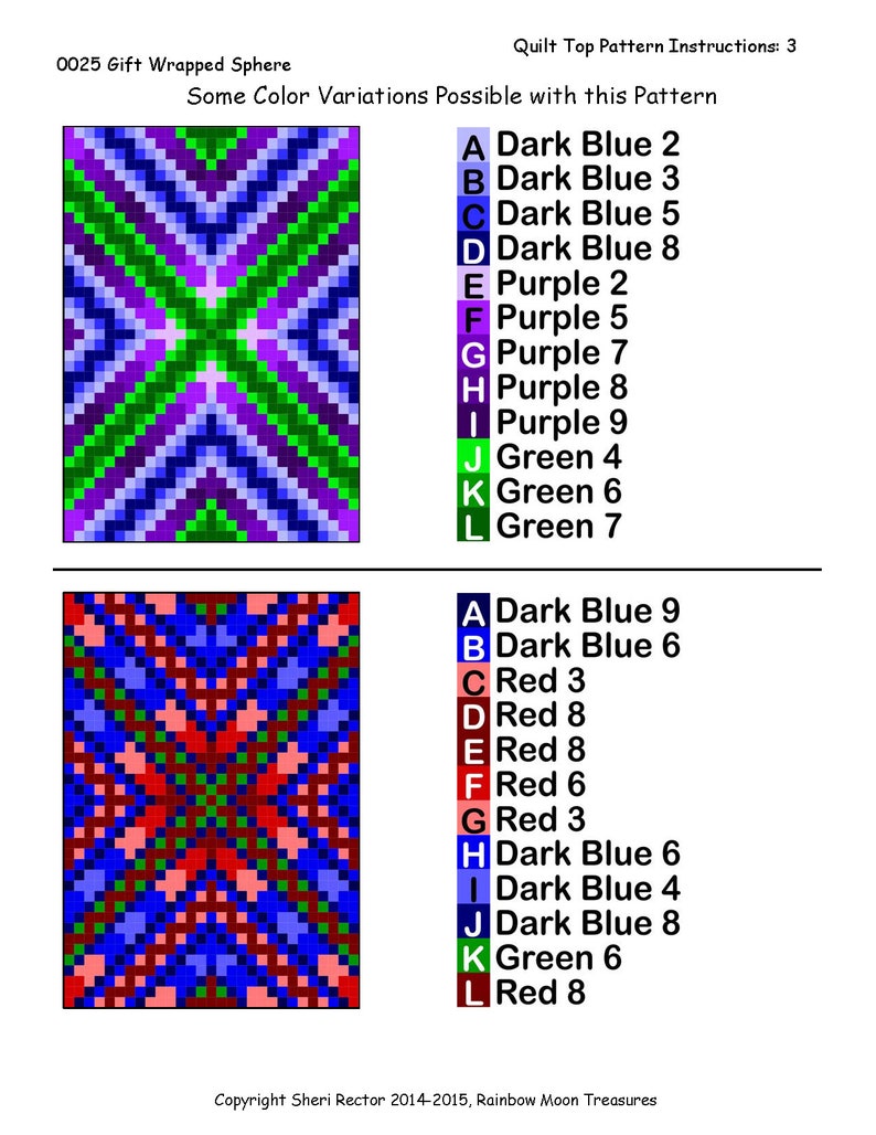 0025 Gift Wrapped Sphere Quilt Pattern - Etsy