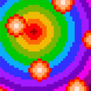0174 off Center Circles Quilt Pattern - Etsy
