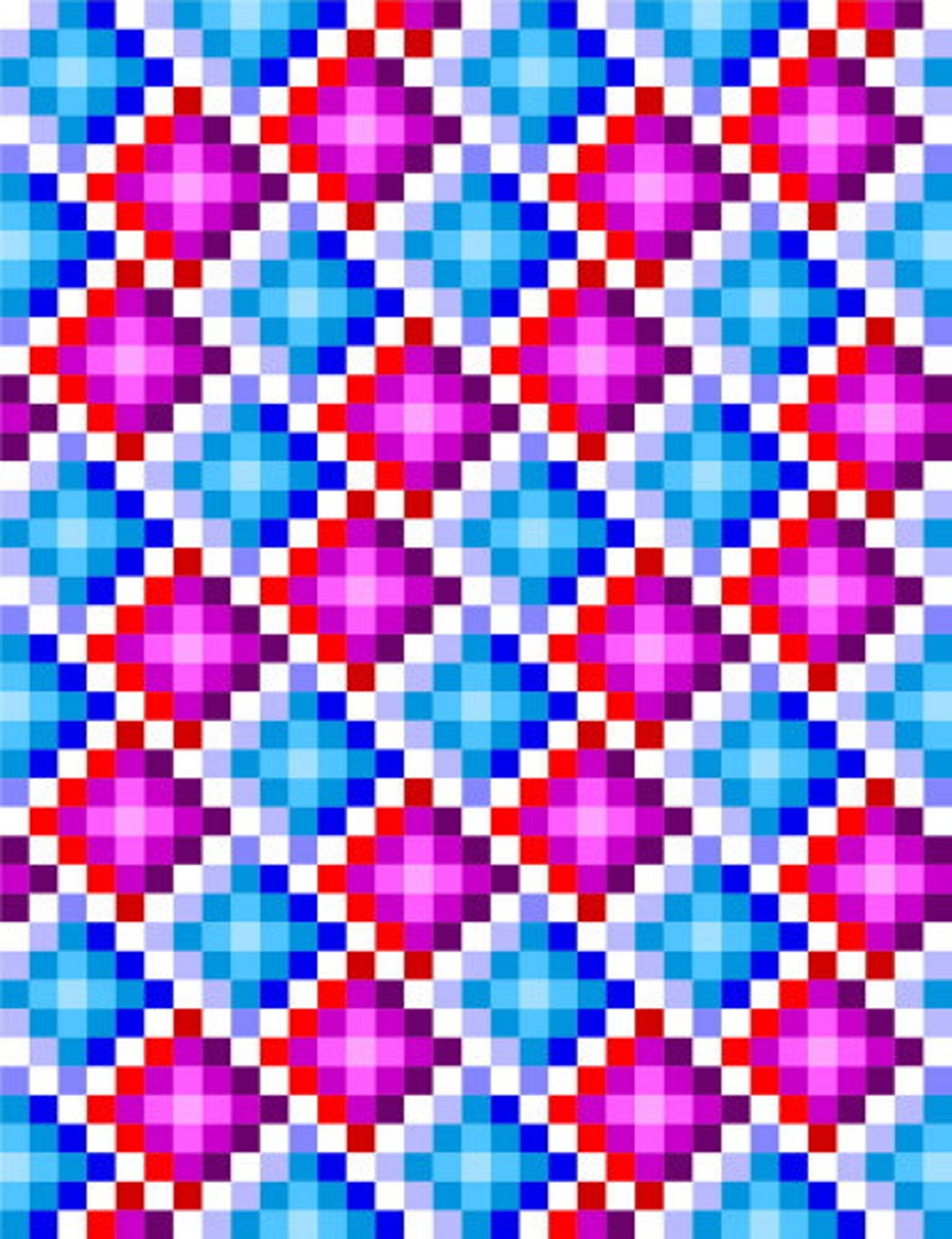 0003 3D Checkers Quilt Pattern - Etsy