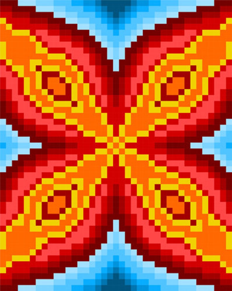 0065 Butterfly Quarters Quilt Pattern - Etsy Canada