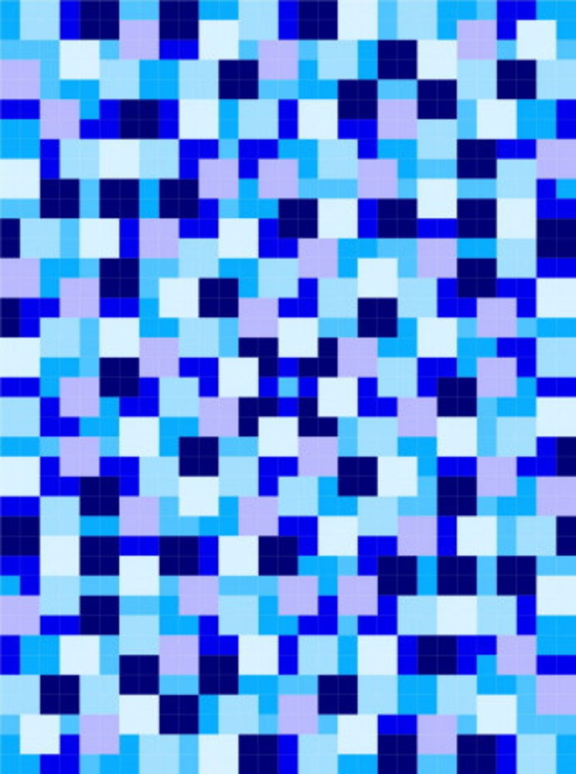 0009 Random Blocks Quilt Pattern | Etsy