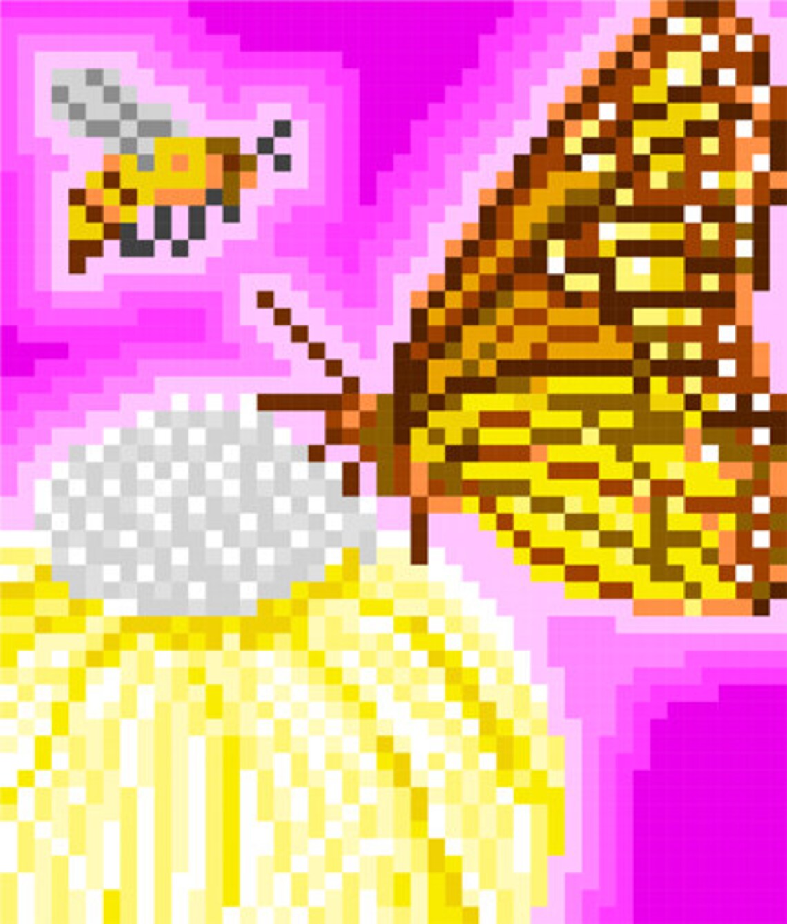 0143 Bee and Butterfly Quilt Pattern - Etsy