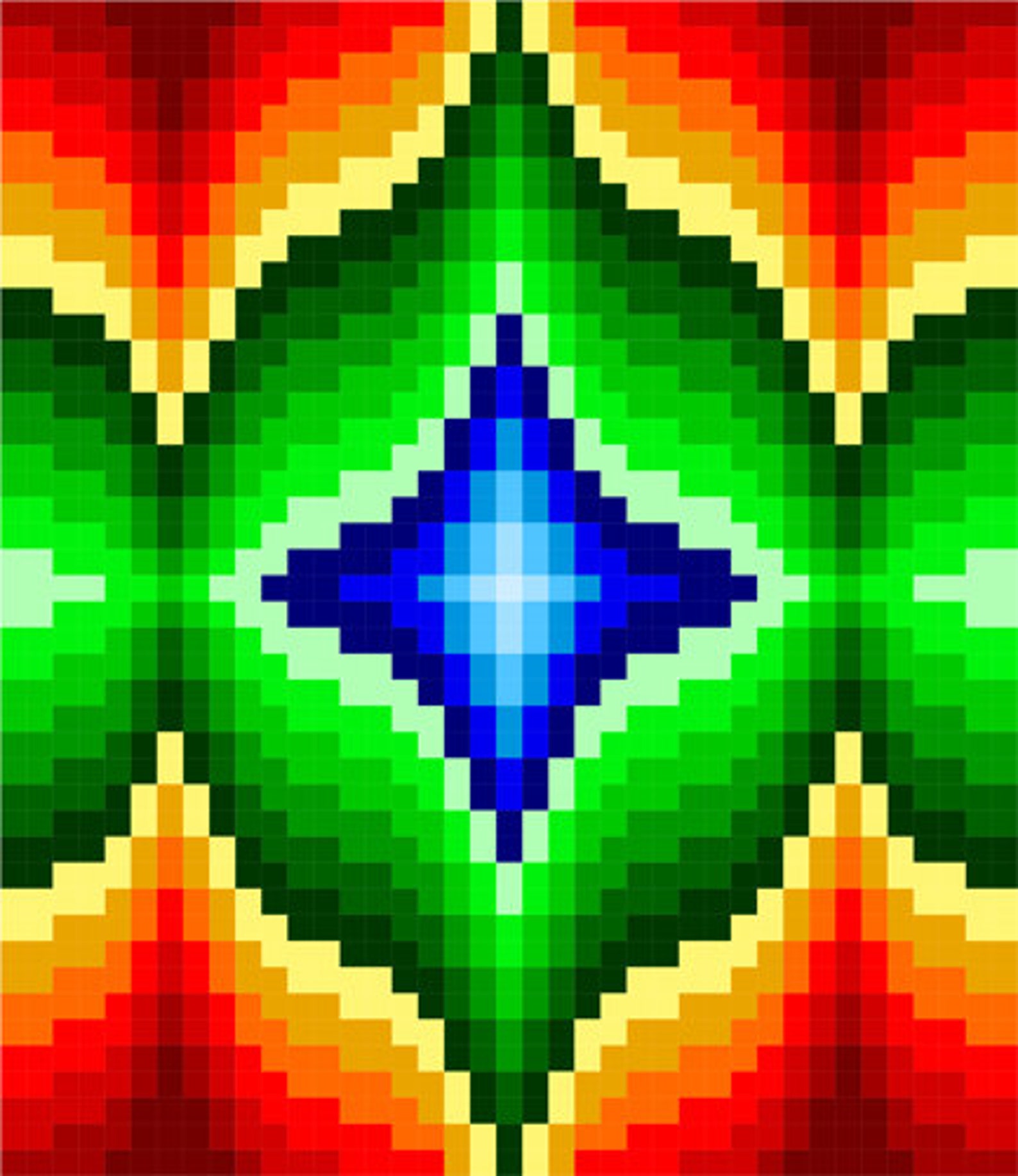 0113 Bargello Style 02 Quilt Pattern - Etsy