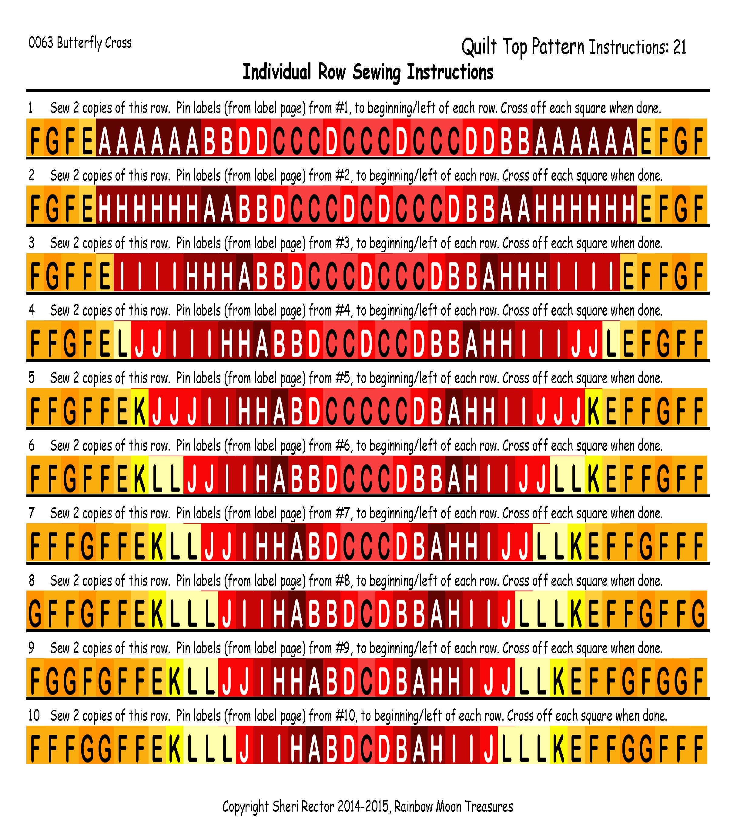 0063 Butterfly Cross Quilt Pattern - Etsy